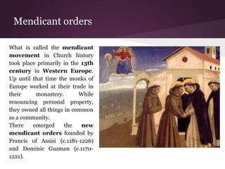 Mendicant Movement
