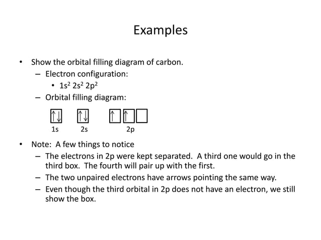 Unit 4 3 orbital filling diagrams | PPTX