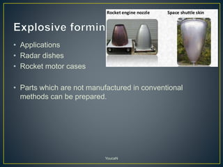 Sheet metal basics- stretch forming- explosive forming | PPTX | Needlework | Arts and Crafts