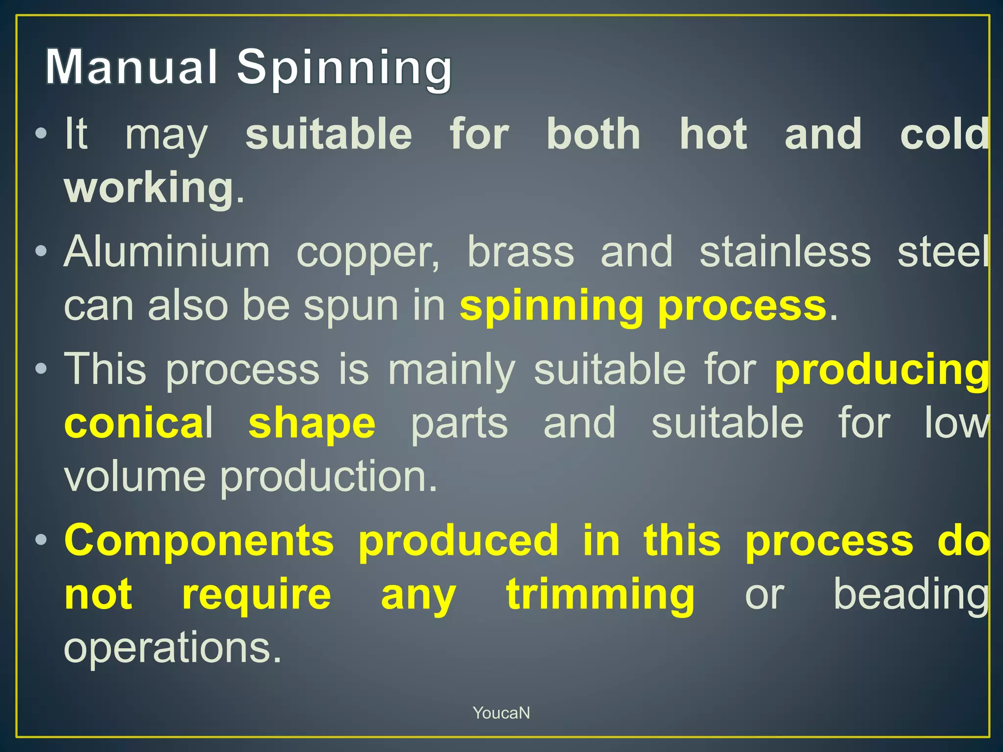 Electro magnetic forming- metal spinning-peen forming | PPTX