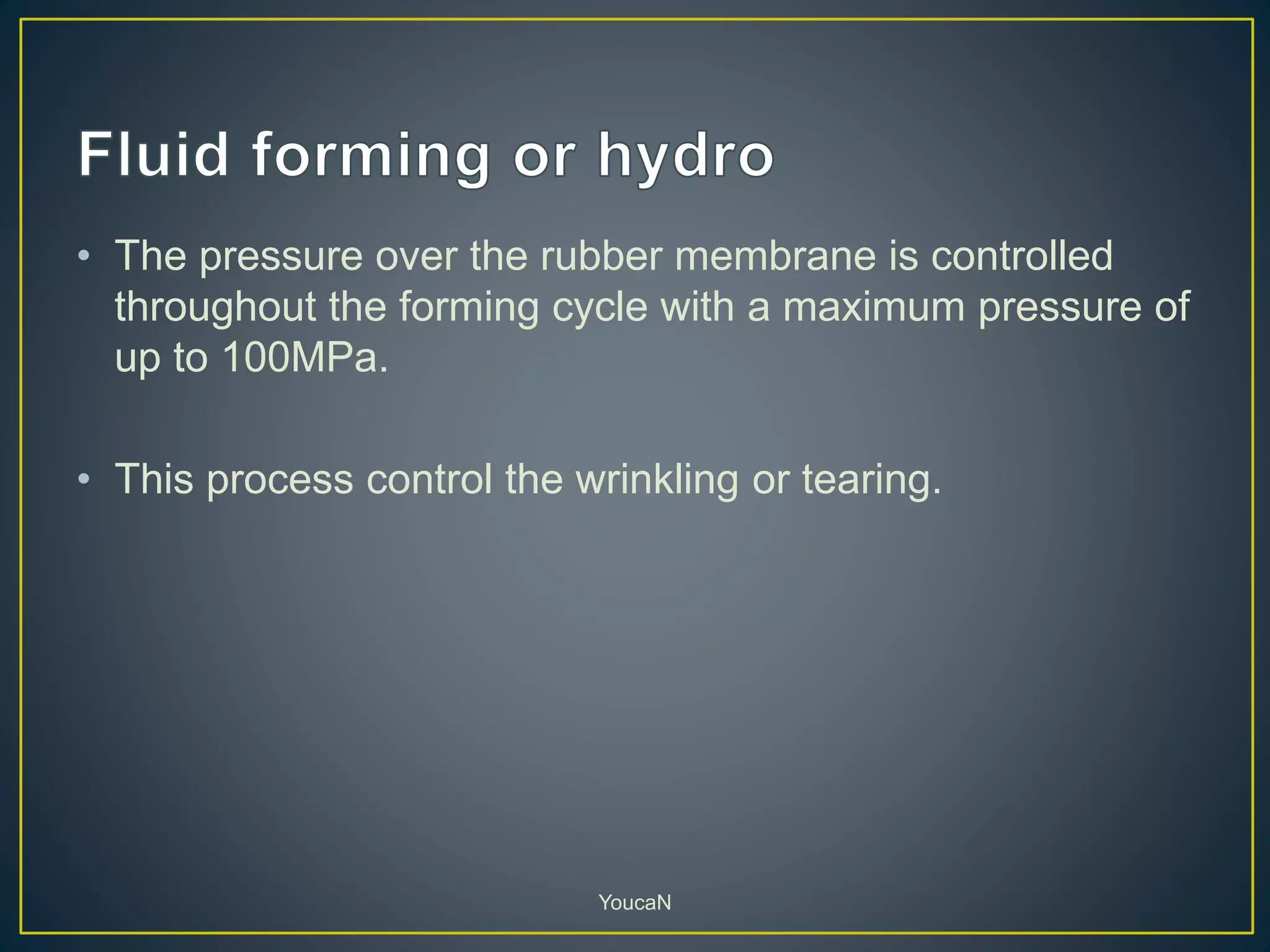 super plastic forming- rubber pad forming | PPTX