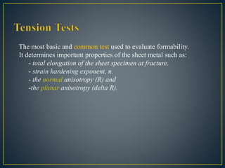formability limit diagram | PPTX