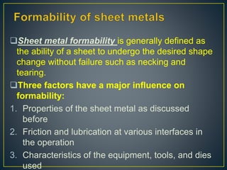formability limit diagram | PPTX