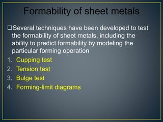 formability limit diagram | PPTX