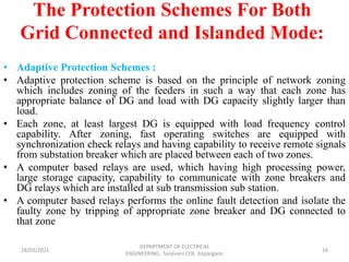 Protection and control of Microgrid | PPTX