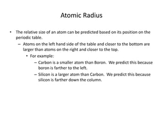 Unit 4 4 periodic properties | PPTX | Chemistry | Science