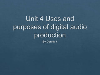 Unit 4 audio task1 | PPT