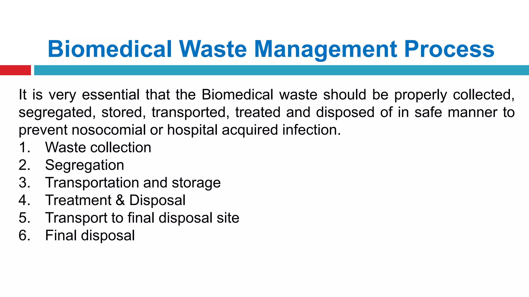 Biomedical Waste Management | PPT