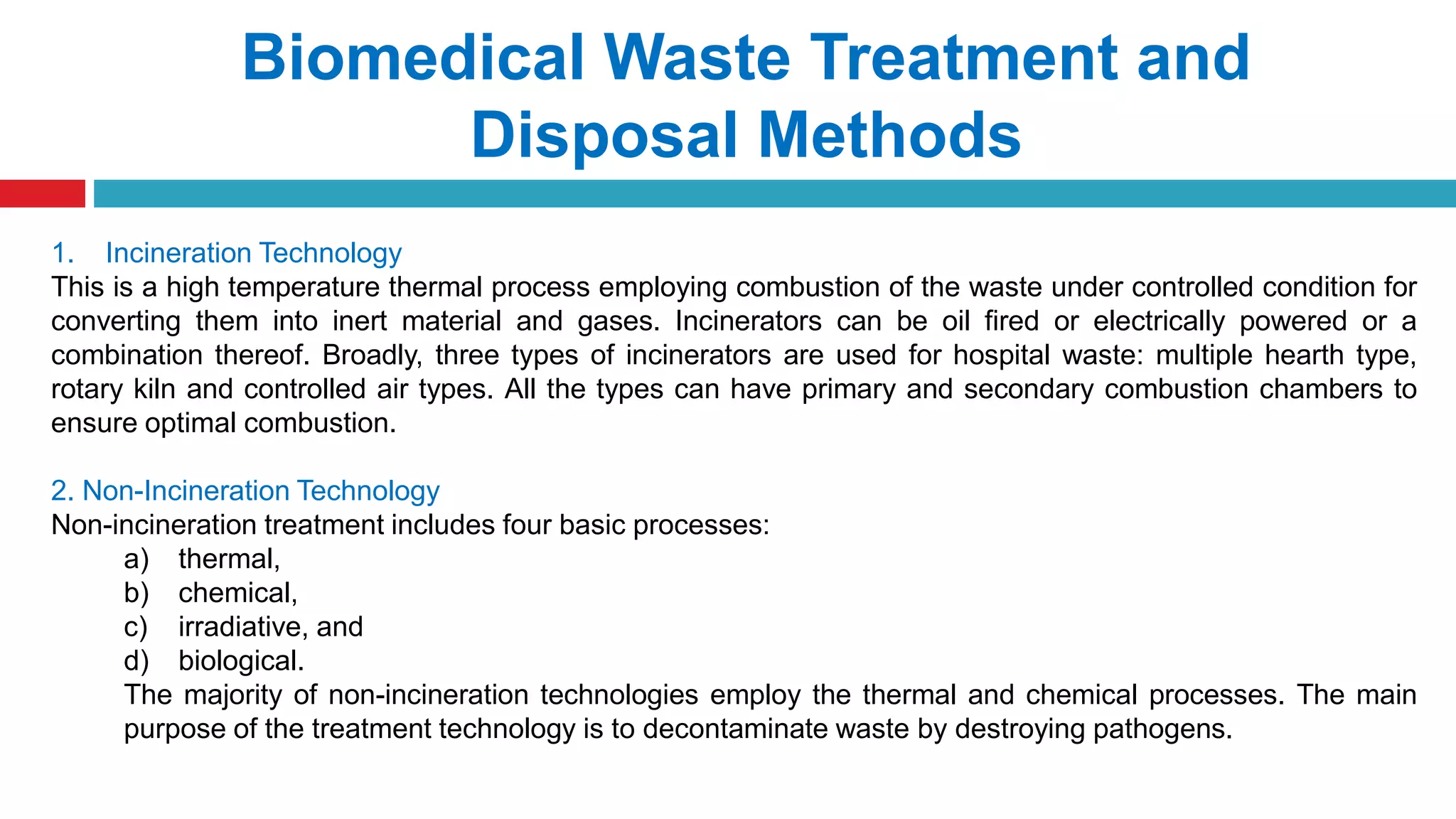 Biomedical Waste Management | PPT