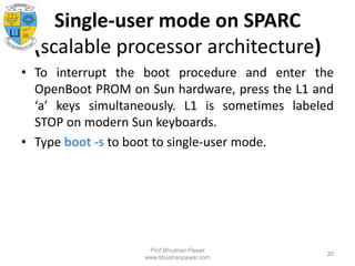 Unit 4 booting & shut down | PDF