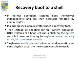 Unit 4 booting & shut down | PDF
