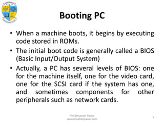 Unit 4 booting & shut down | PDF