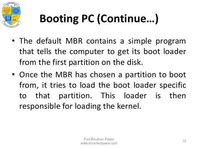 Unit 4 booting & shut down