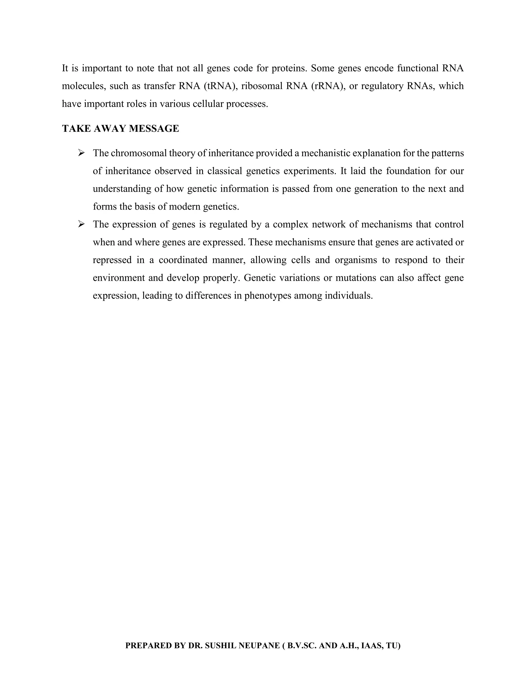 Unit 4 Chromosomal Inheritance Pdf