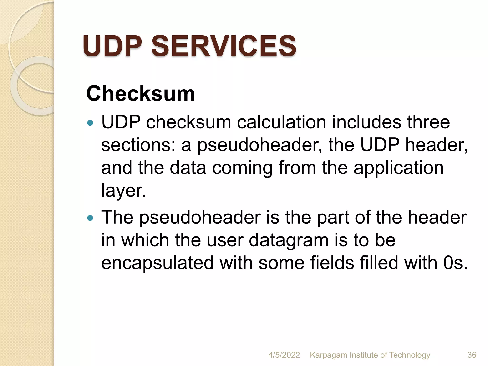 COMPUTER NETWORKS NOTES Unit 4 | PPTX