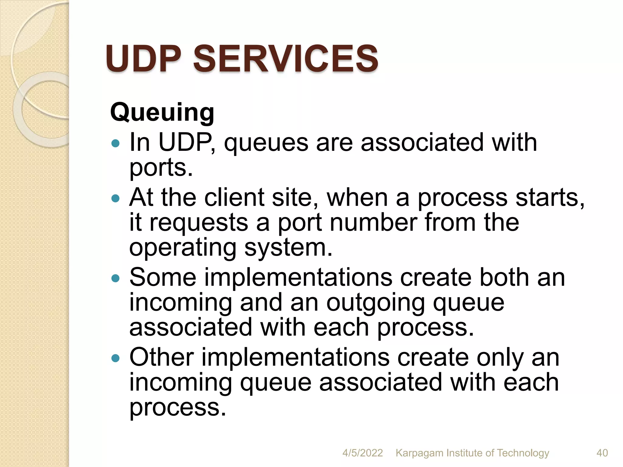 COMPUTER NETWORKS NOTES Unit 4 | PPTX