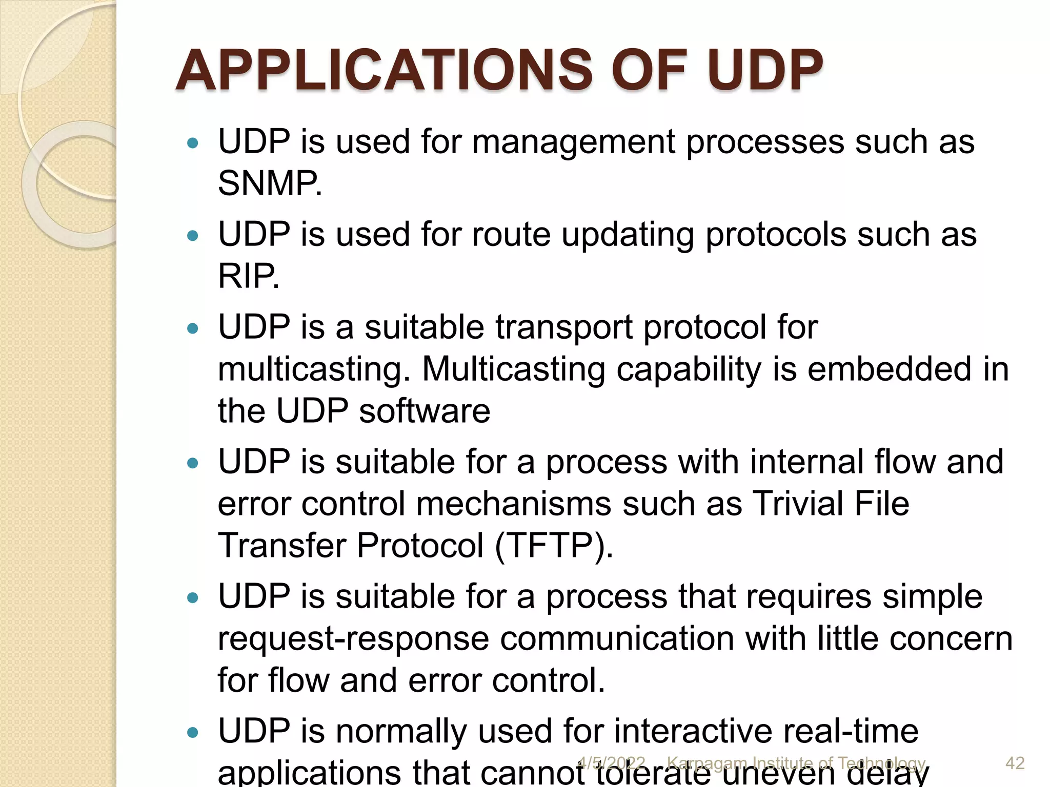 COMPUTER NETWORKS NOTES Unit 4 | PPTX