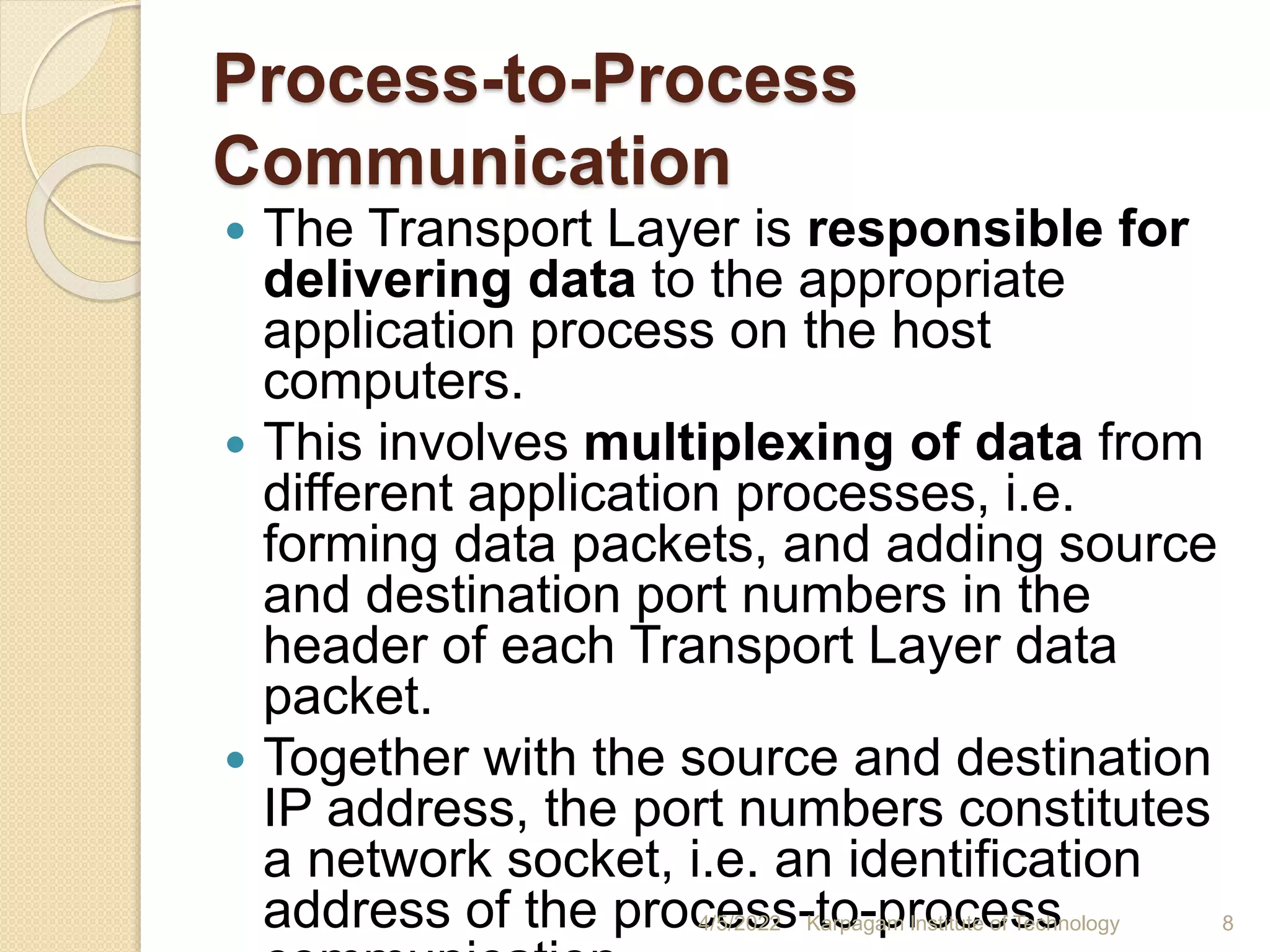 COMPUTER NETWORKS NOTES Unit 4 | PPTX
