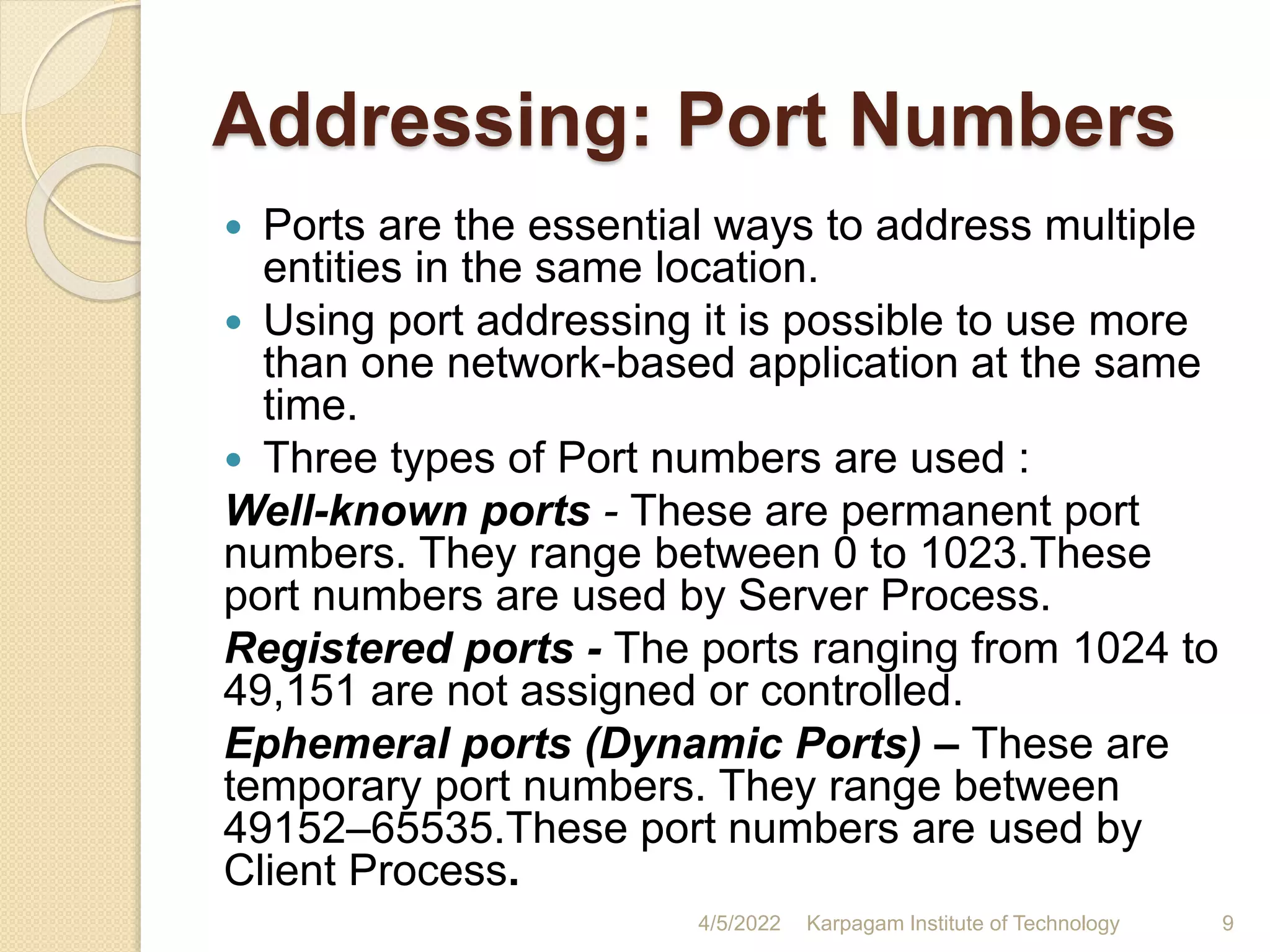 COMPUTER NETWORKS NOTES Unit 4 | PPTX