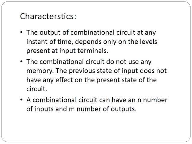 Unit 4 Combinational Circuit Pptx Programming Languages Computing 7918