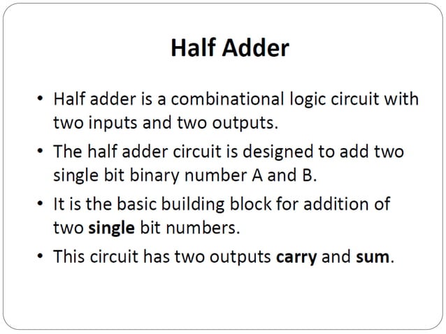 Unit 4 Combinational Circuit Pptx Programming Languages Computing 8945
