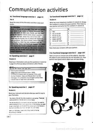 Unit 4 communication- audioscripts