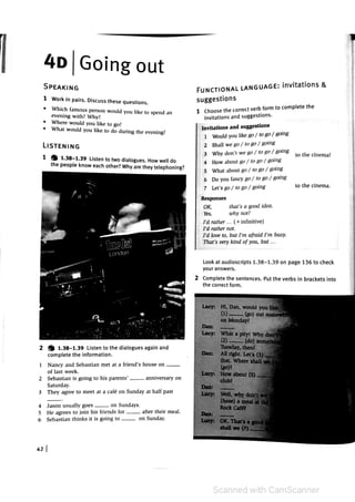 Unit 4 communication- audioscripts