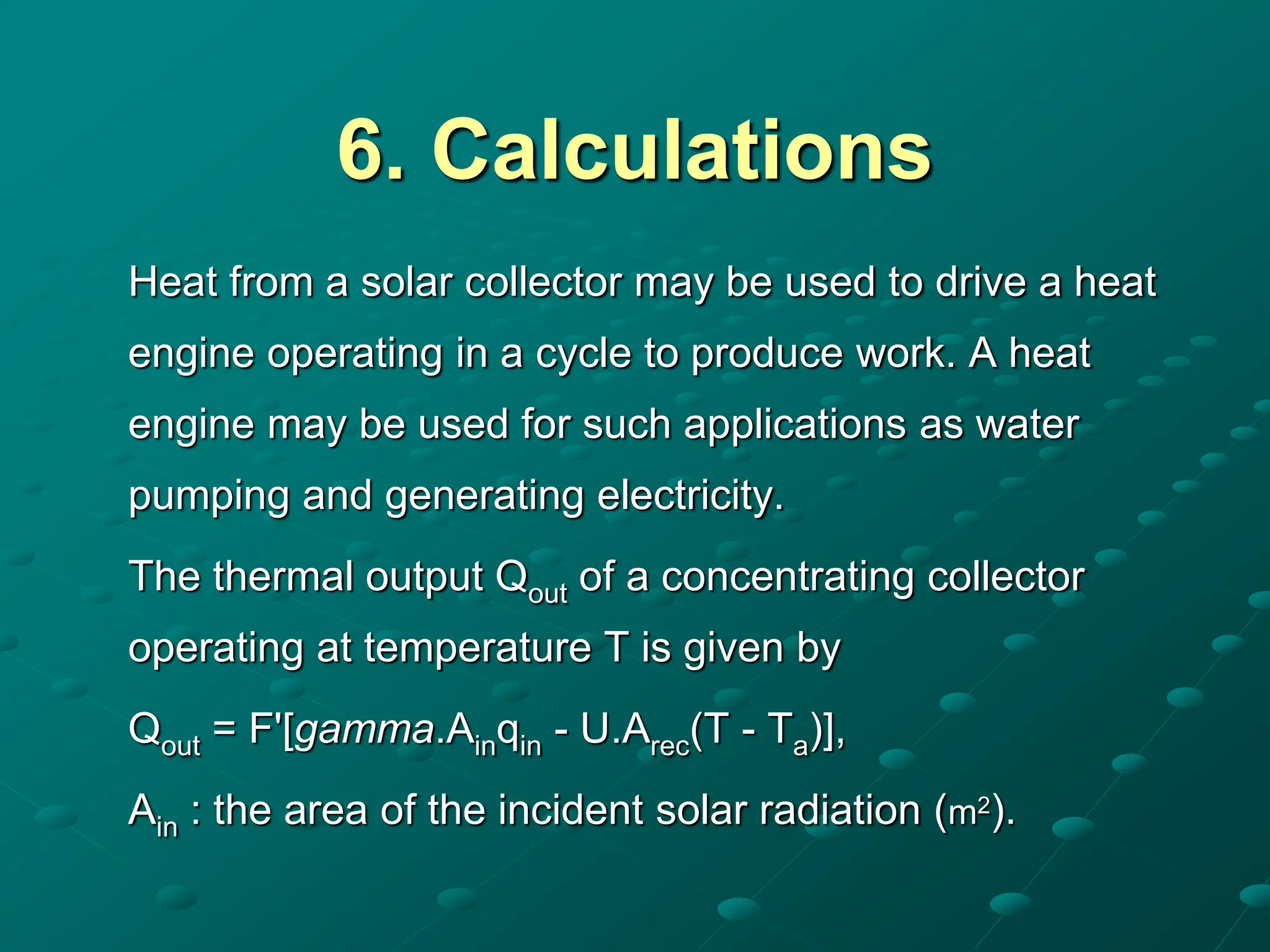 unit 4-Concentrating collector types of collectors and focused ...