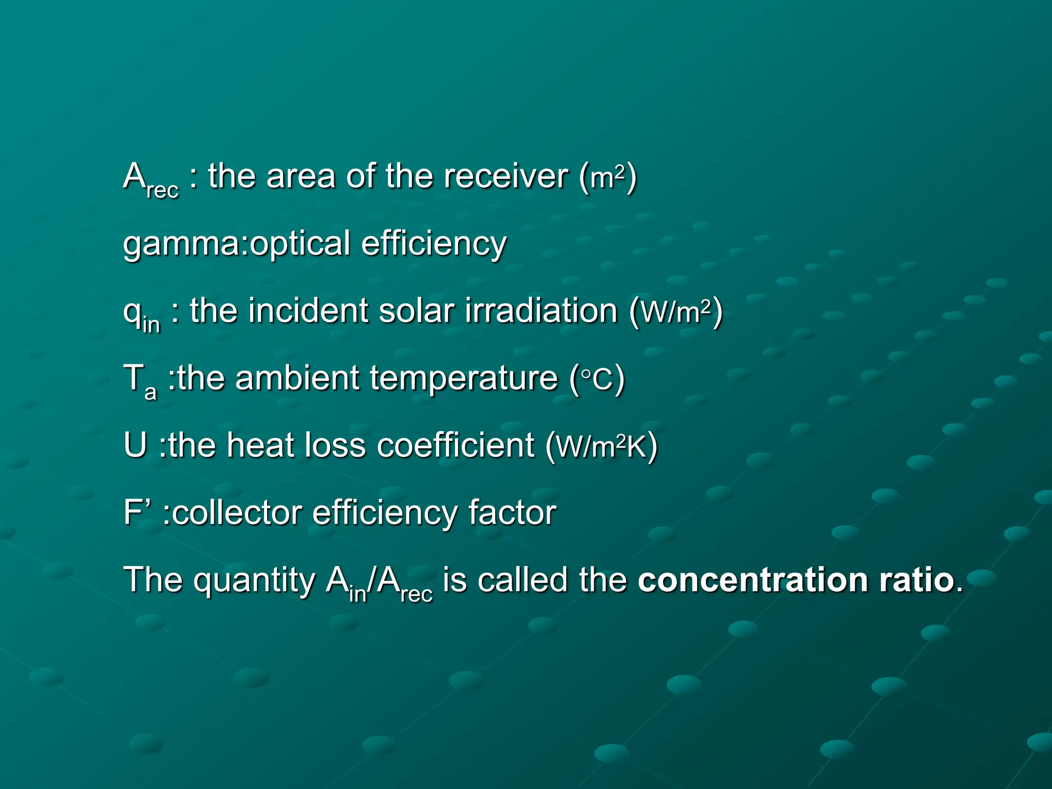 unit 4-Concentrating collector types of collectors and focused ...