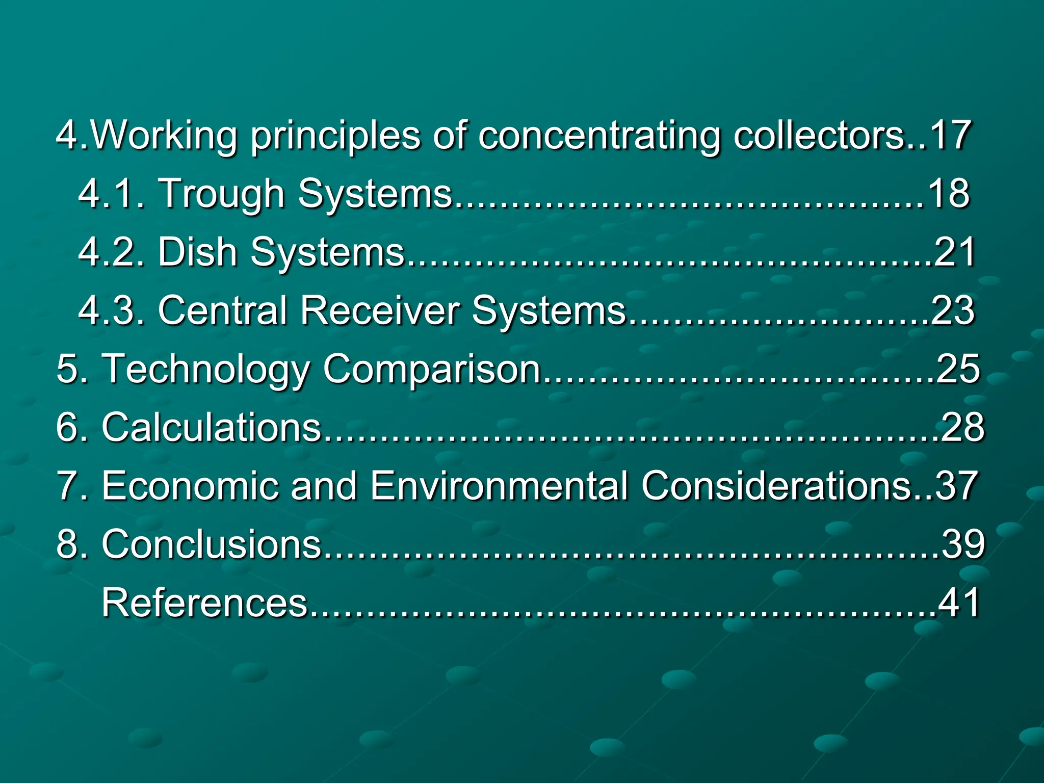 unit 4-Concentrating collector types of collectors and focused ...