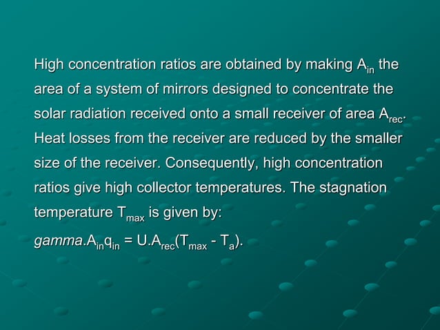 unit 4-Concentrating collector types of collectors and focused ...