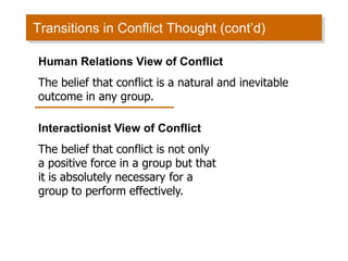 Conflict and Negotiation ( Human Resource Studies) | PPT