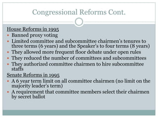 Unit 4 congress | PPTX