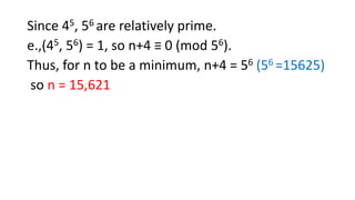 diophantine equation and congruence puzzles | PPT