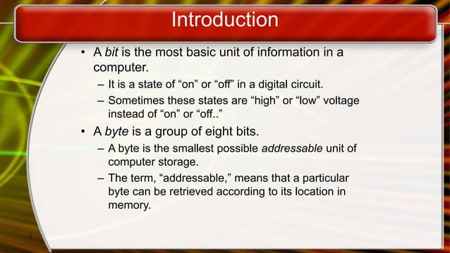 UNIT 4 -Data Representation.pptxfghfghhggh | PPT