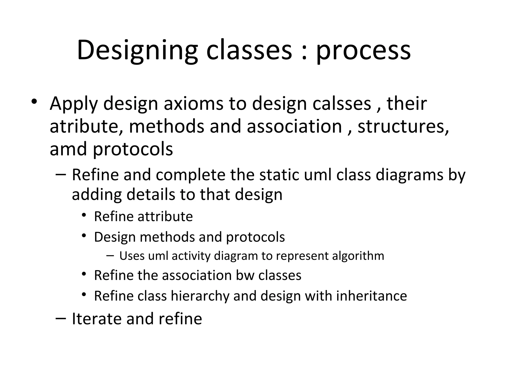 Unit 4 designing classes | PPT