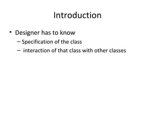 Unit 4 designing classes | PPT