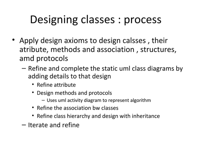 Unit 4 designing classes | PPT