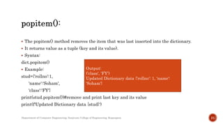 Unit4-Basic Concepts and methods of Dictionary.pptx