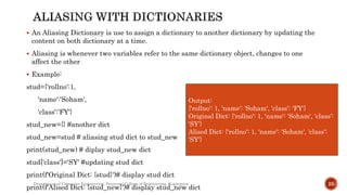 Unit4-Basic Concepts and methods of Dictionary.pptx