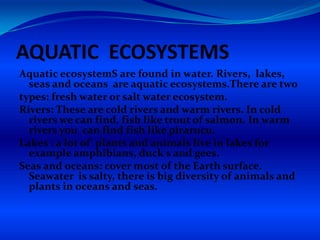 Ecosystems | PPTX