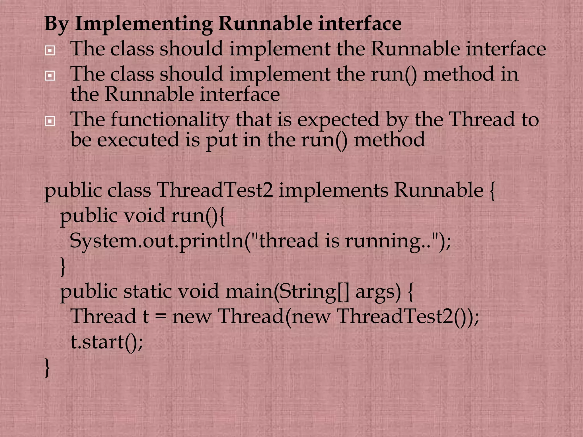 Unit 4 exceptions and threads | PPT