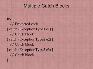 Unit 4 exceptions and threads | PPT
