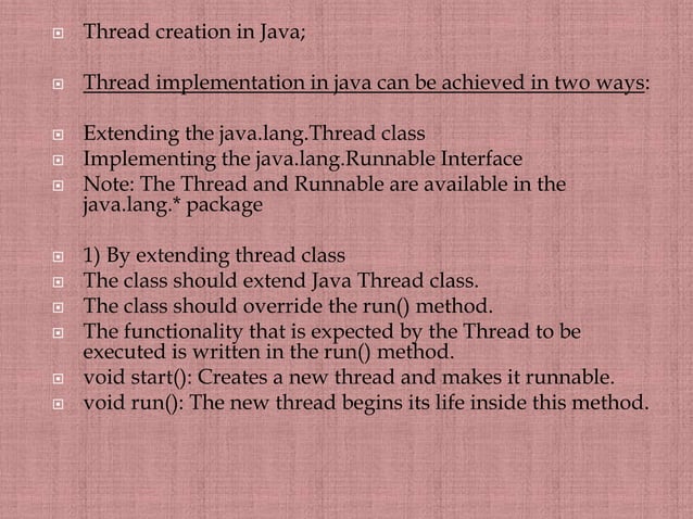 Unit 4 exceptions and threads | PPT