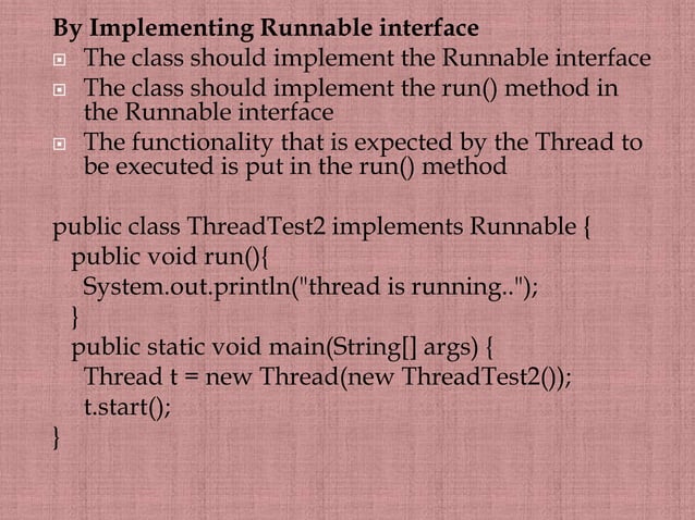 Unit 4 exceptions and threads | PPT