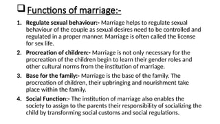 Unit 4- Family And Marriage.pptx........ | PPTX