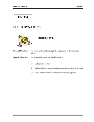 Unit4 fluid dynamics | DOC