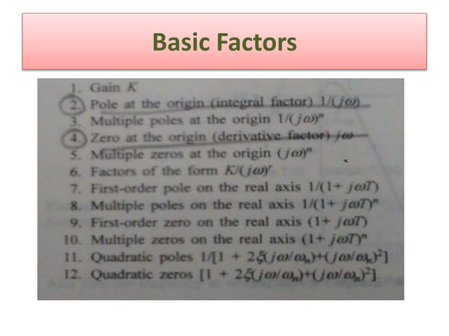 Unit 4 frequency response-Bode plot | PPTX