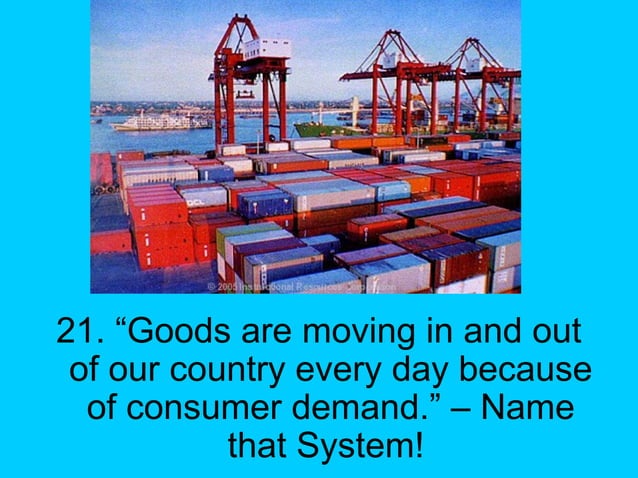 Unit 4 game name that-economic_system | PPT | Economy | Business and ...