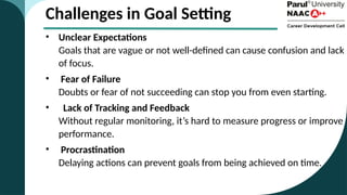 Goal - its setting ,tracking and relevance | PPTX